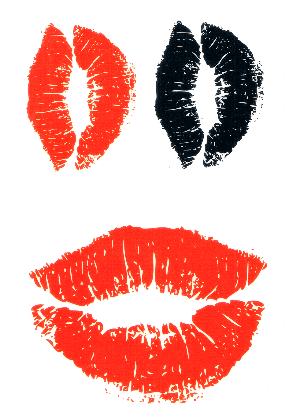 Tatouage Temporaire Kiss/bisous - Le Coq Tatoué